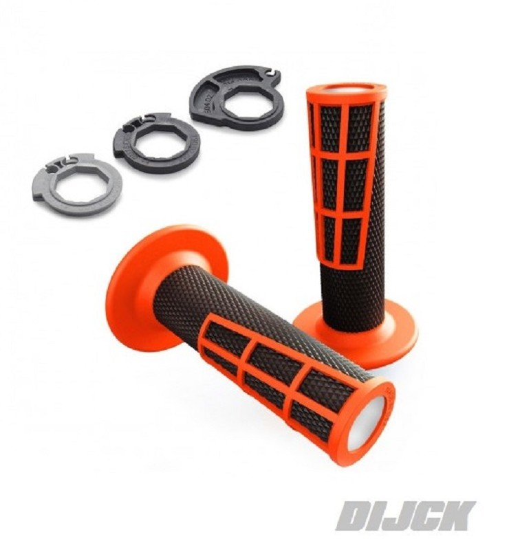 Accessoires > KTM OEM Grip Set 17-22 Open Ends BK/OR - Van Dijck