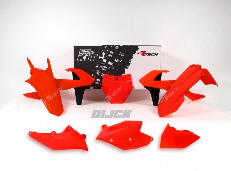 KTM Plastic > RACETECH Plastic Kit EXC/F 17-19 NOR - Van Dijck MX