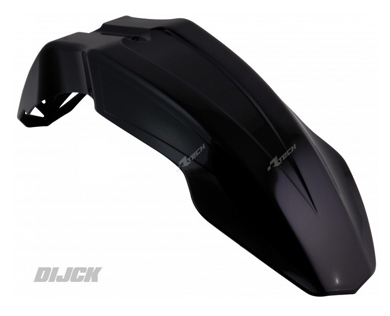 Plastic > RACETECH Front Fender Supermoto BLACK - Van Dijck